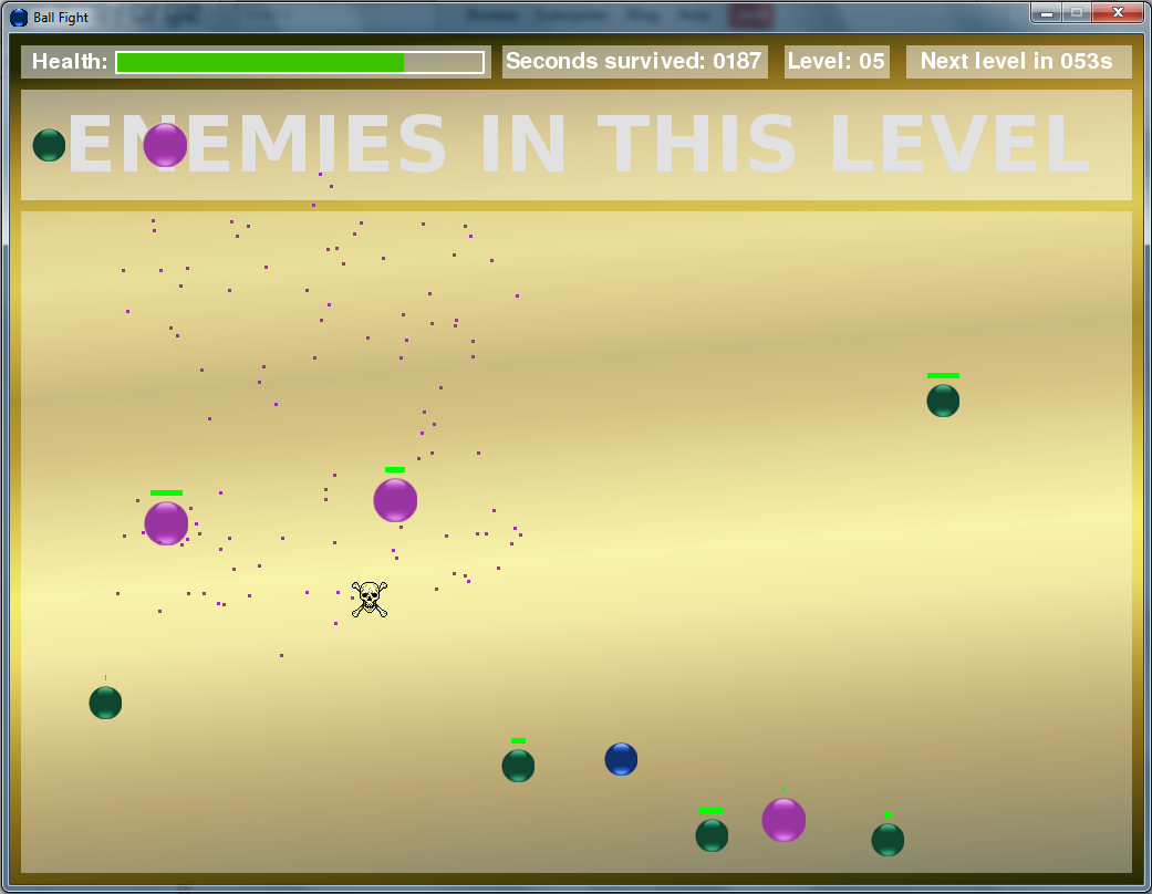 Ball Fight to run in Linux online