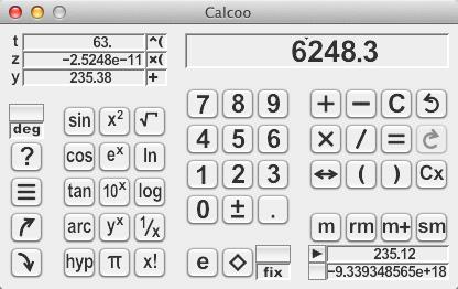 Calcoo - Scientific calculator (java)