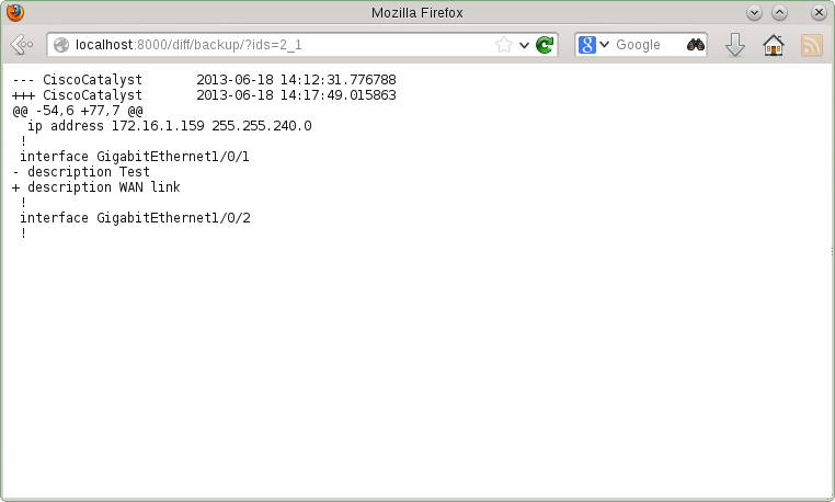 Configuration Backup (ConfiBack)