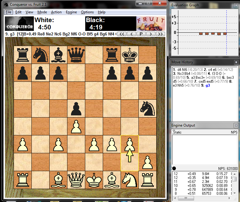 Conqueror Chess Engine to run in Linux online