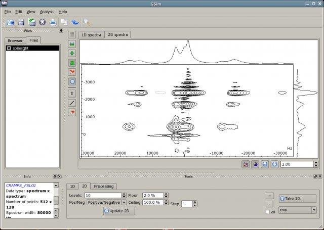GSim - tool for NMR spectroscopy