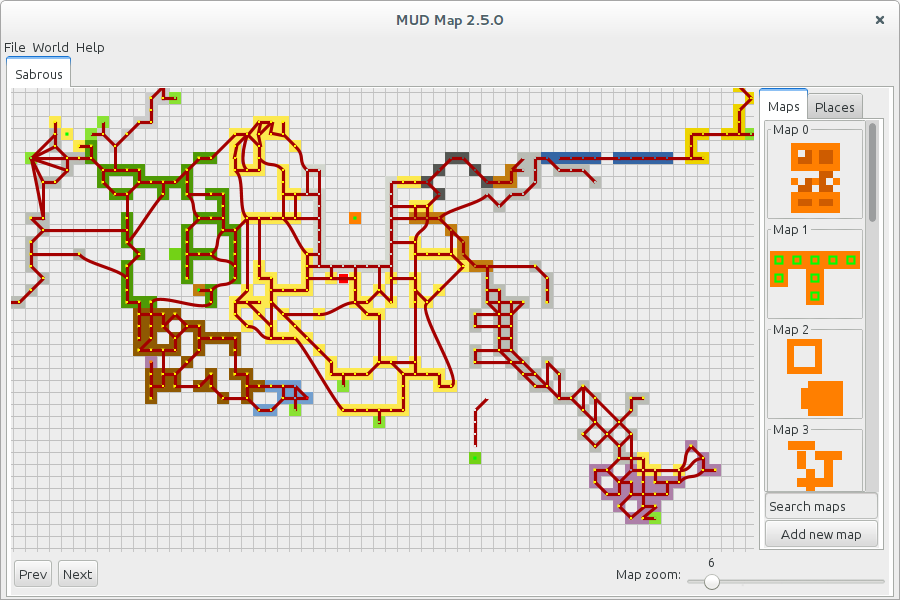 MUD Map to run in Linux online