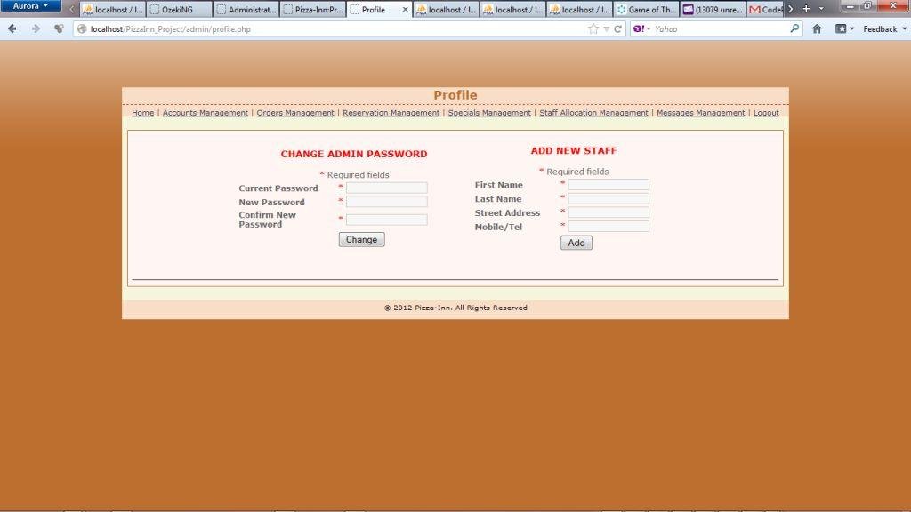 Restaurant Script (PizzaInn_Project) - Download