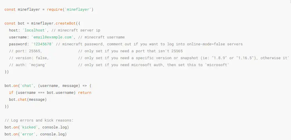Mineflayer download for Windows